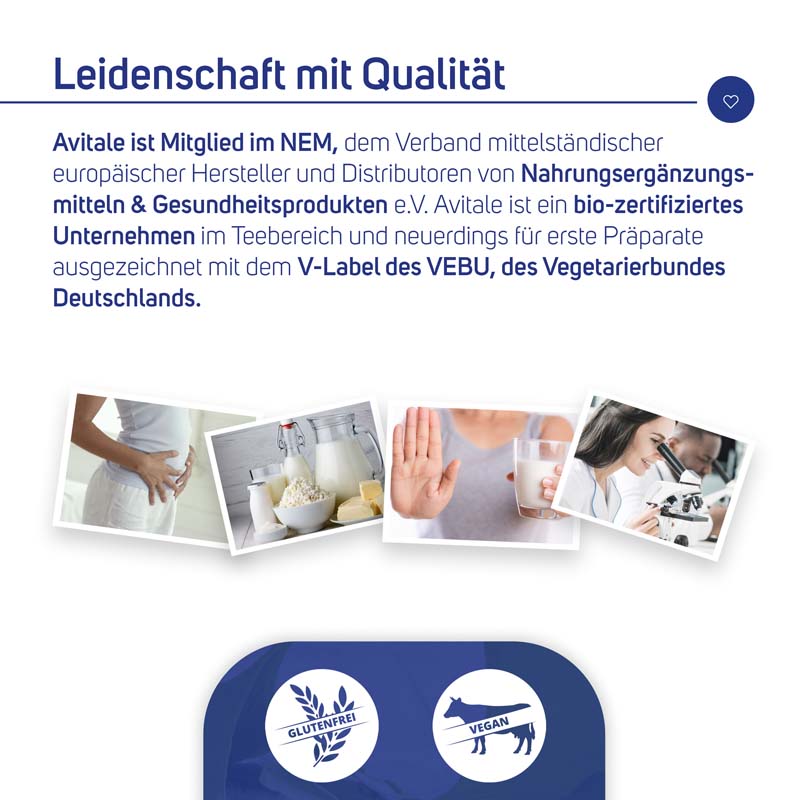 AVITALE | Lactase 7000 FCC Tabletten